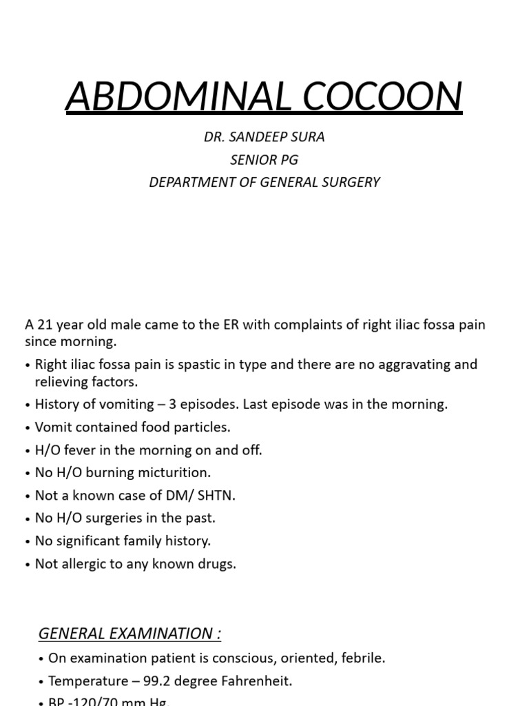 Abdominal Cocoon | PDF