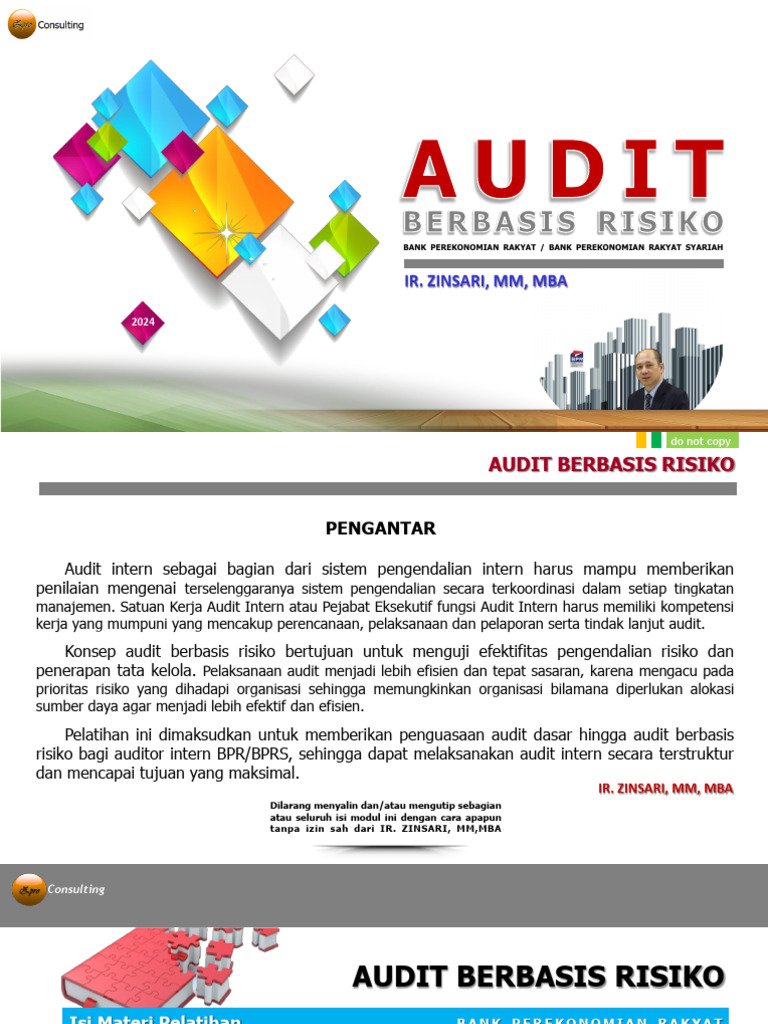 Zpro-Audit Berbasis Risiko - Versi Slide | PDF