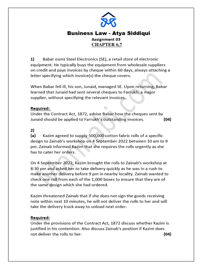 Chapter 6-7 DG Assignment | PDF | Business