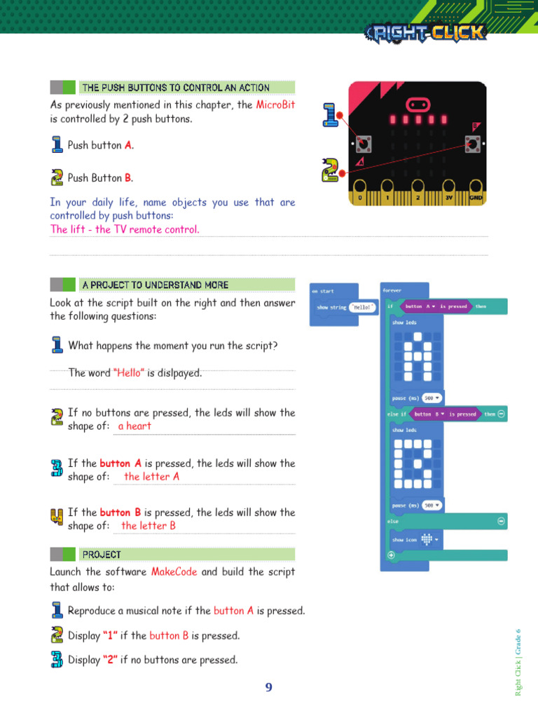 G6 - Microbit Materials | PDF | Button (Computing) | Software Engineering