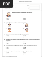 Soal Bahasa Indonesia Kelas 2 Bab 3 Berhati-Hati Di Mana Saja | PDF