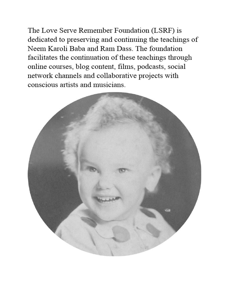 About Love Serve Remember Foundation | PDF | Indian Philosophy ...