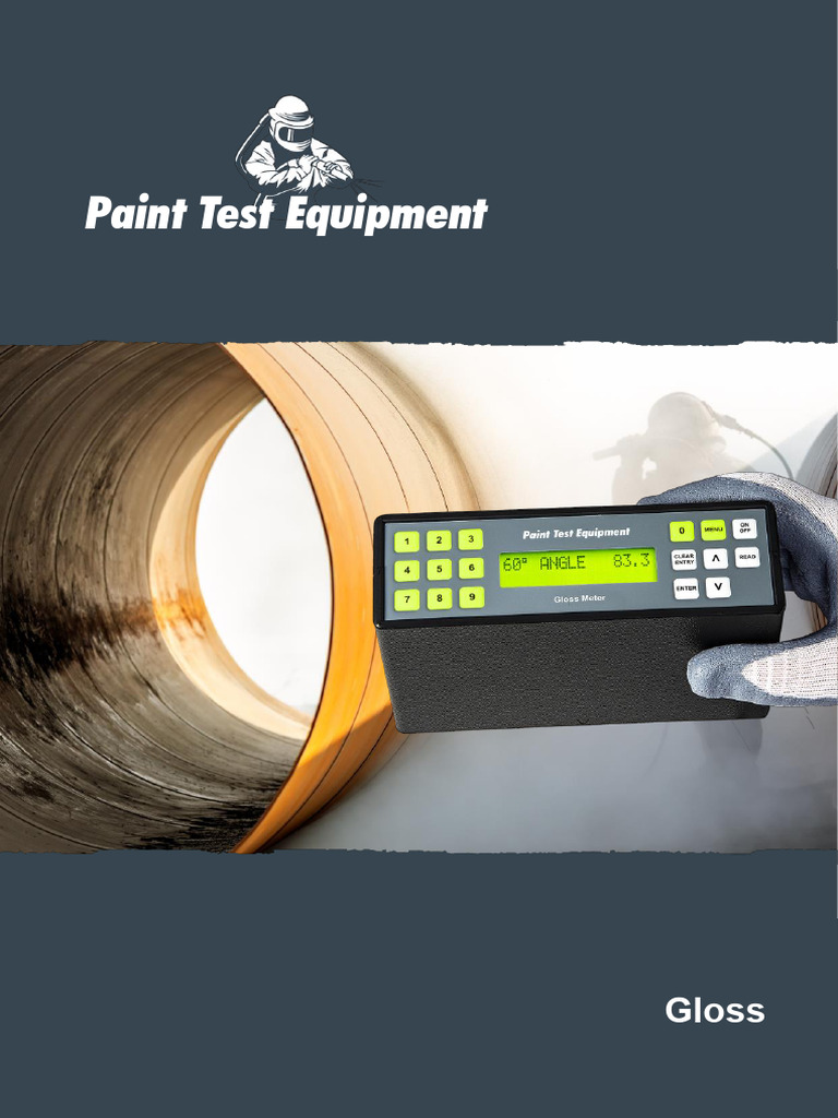 Gloss Meter Data Sheet | PDF | Calibration