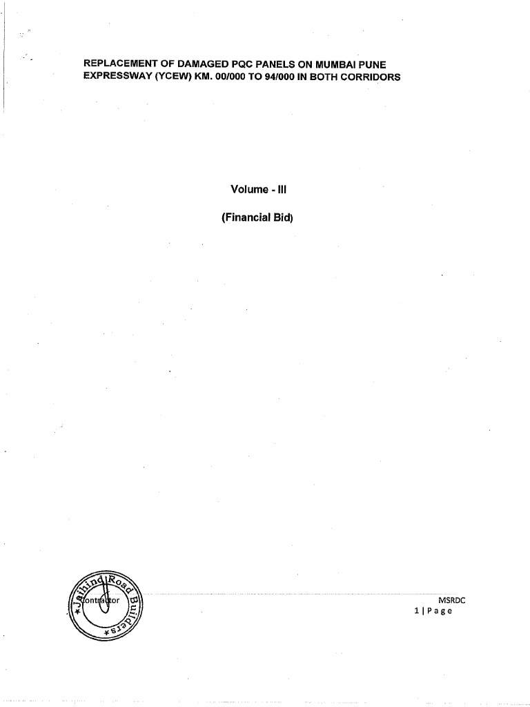 Vol III PQC Panel Part 4 | PDF