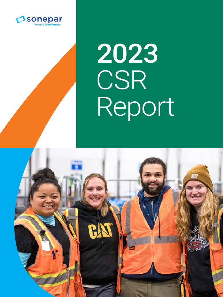 Corporate Social Responsibility Report CSR Data | PDF | Corporate ...