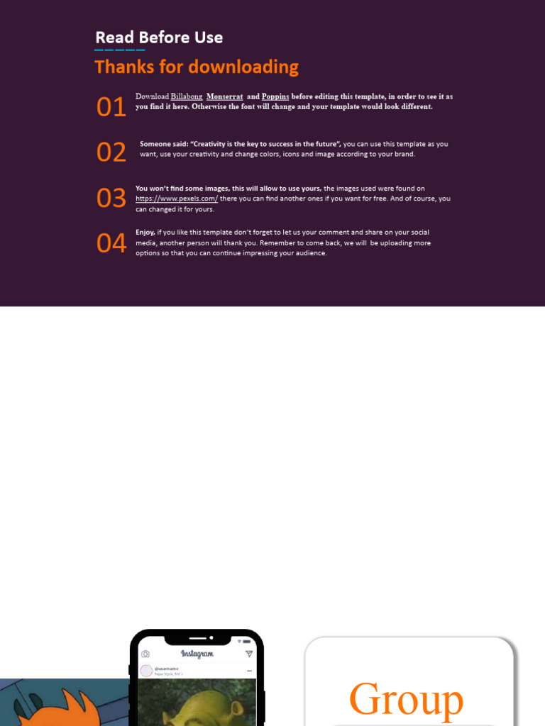 Instagram Powerpoint Template by Ppthemes | PDF