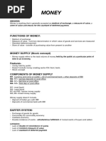 Class 12 Economics Banking Notes | PDF | Banks | Reserve Bank Of India