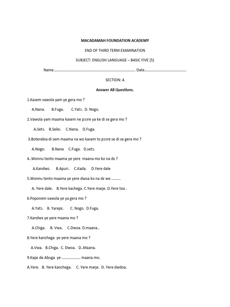 Basic 5 Kasem | PDF | Language Arts & Discipline