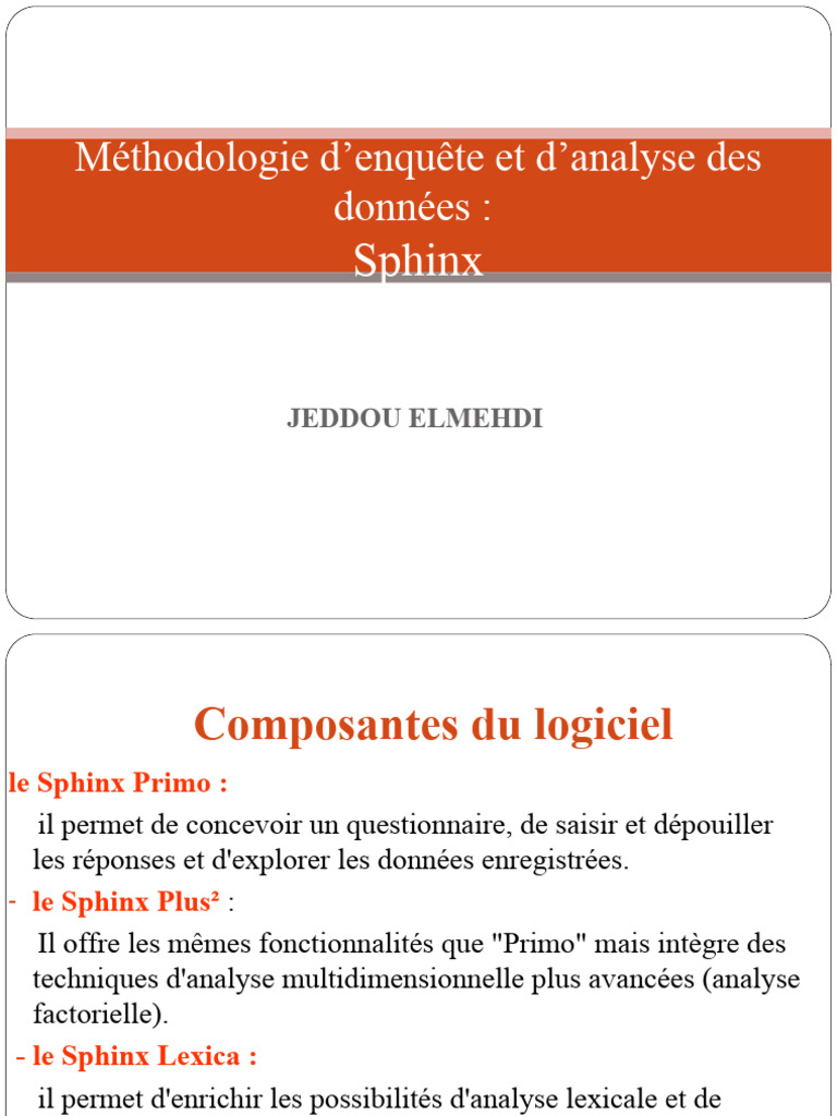 Sphinx Ofppt | PDF | Analyse statistique | Enseignement des mathématiques