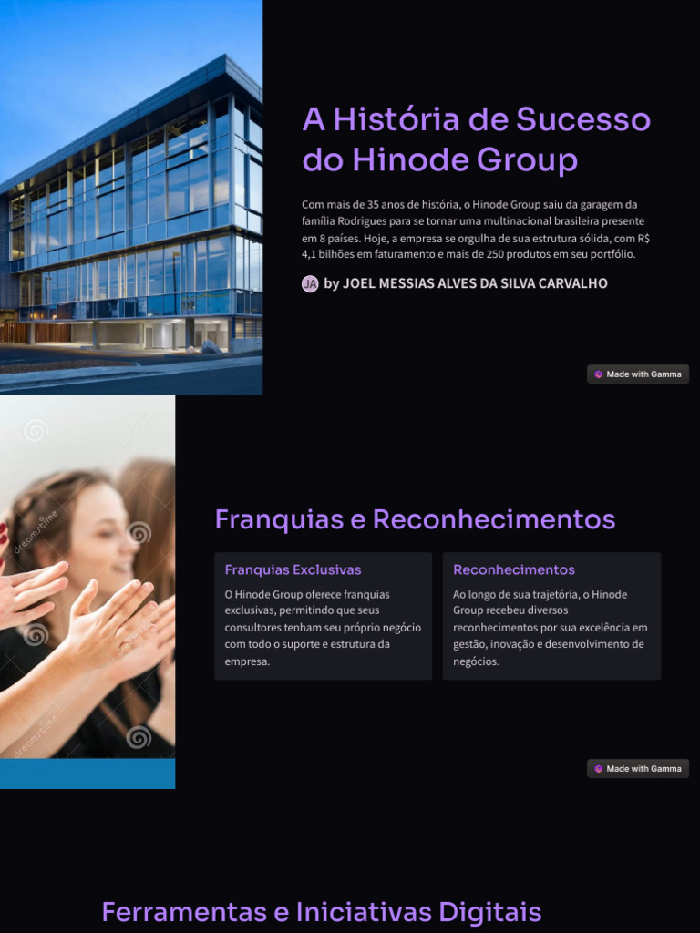 A Historia de Sucesso Do Hinode Group | PDF | Despesa | Business