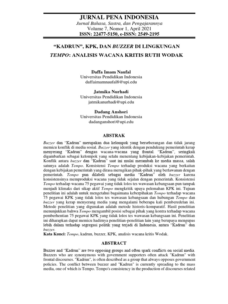 Awk Model Ruth Wodak | PDF