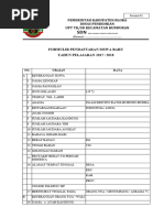 FORM IDENTITAS PESERTA DIDIK Untuk Raport | PDF | Kesehatan Holistik