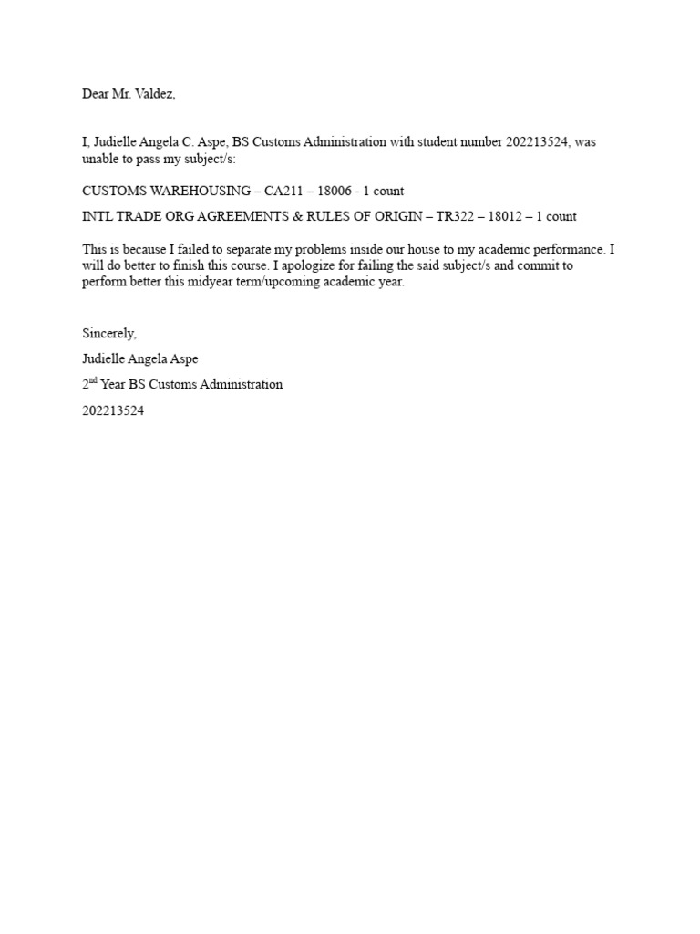 Subject Deficiency - For Clearance | PDF