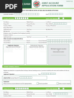 Kina Bank Personal Account Opening Form | PDF | Banks | Cheque