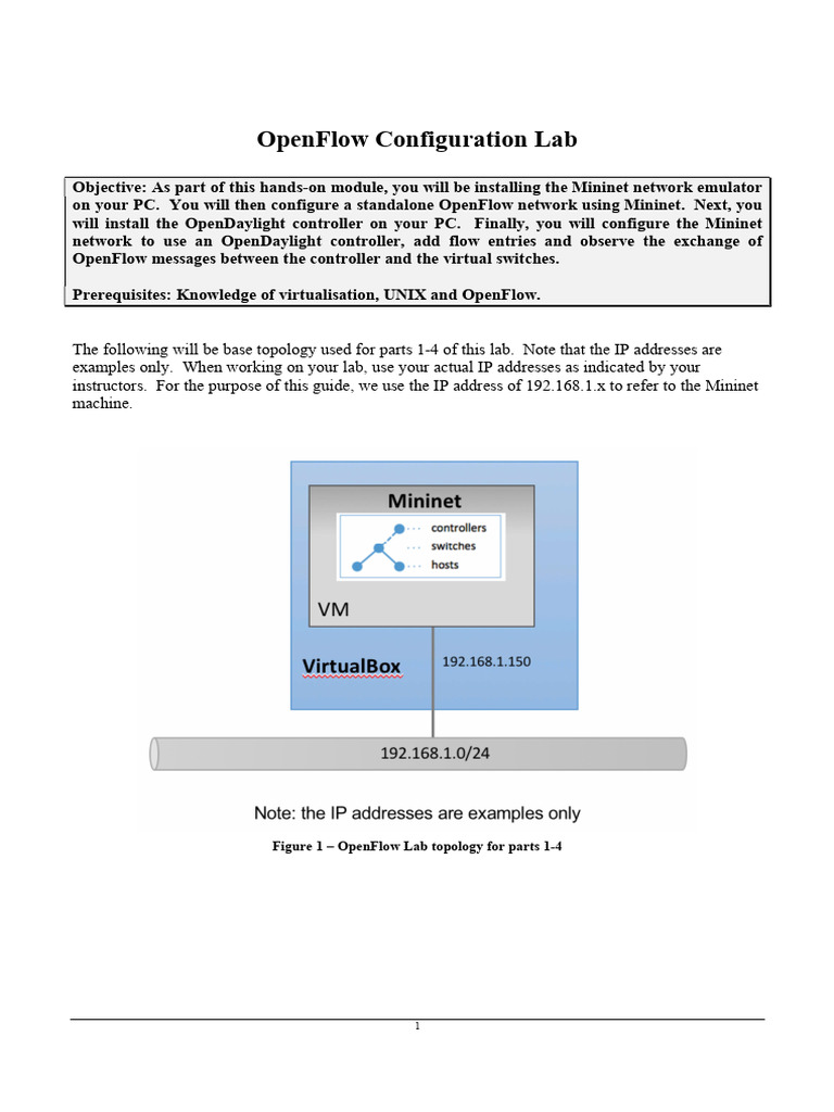 TP - OpenFlow | Download Free PDF | Virtual Machine | Computer Network TP - OpenFlow | Download Free PDF | Virtual Machine | Computer Network