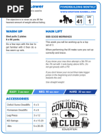 ACFT DEADLIFT WEIGHT BREAK DOWN EXCEL SHEET (AutoRecovered) | PDF