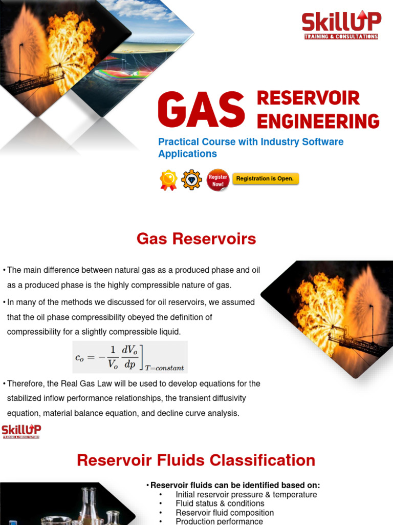 Gas Reservoir Engineering Course Overview | PDF | Petroleum Reservoir ...