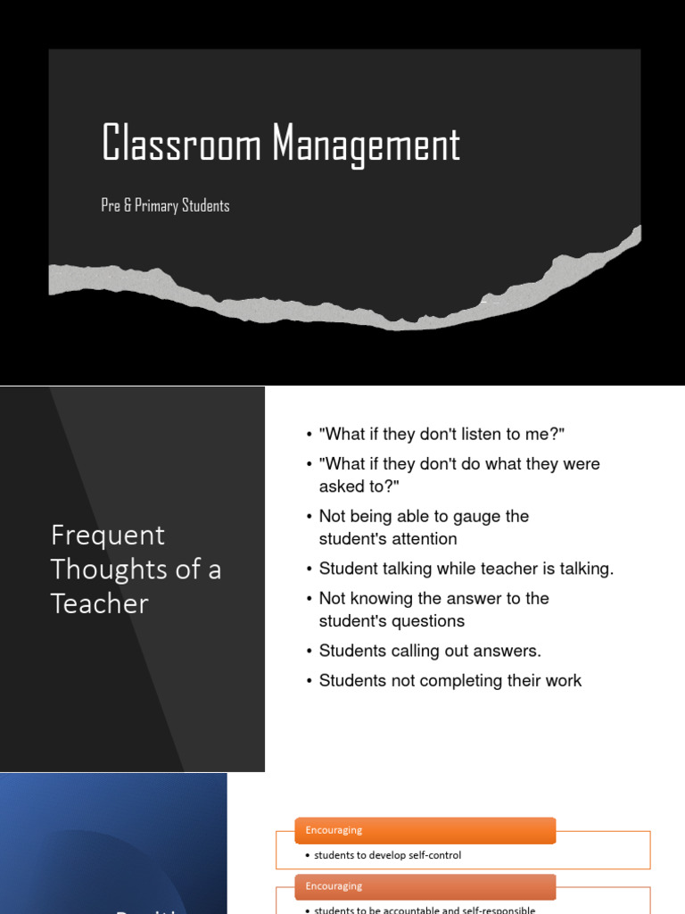 Classroom Management | PDF | Classroom Management | Classroom