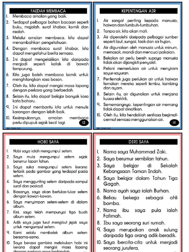 Latih Tubi Penulisan | PDF