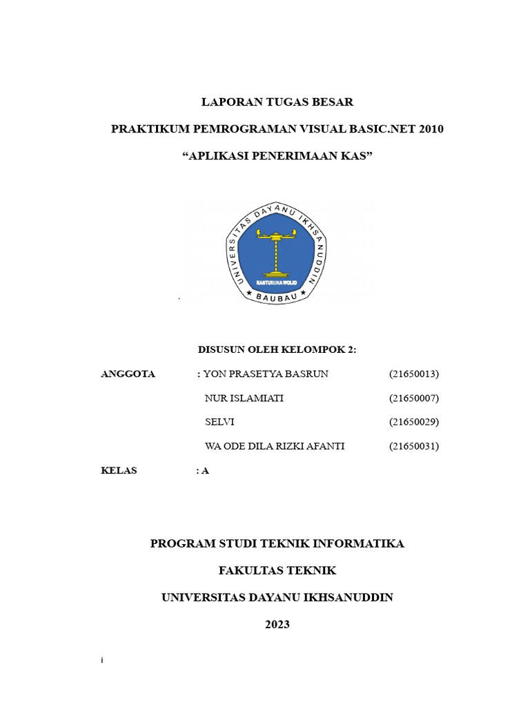 Tugas Besar Visual-3 | PDF