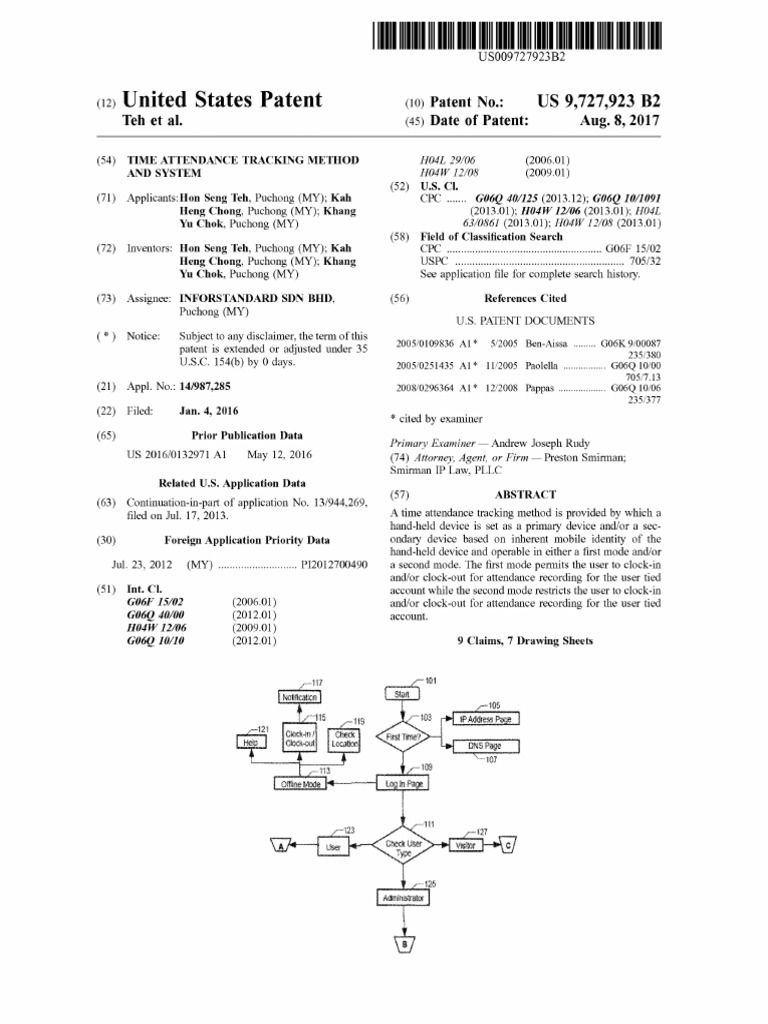 US9727923 | PDF | Online And Offline | Computer Network