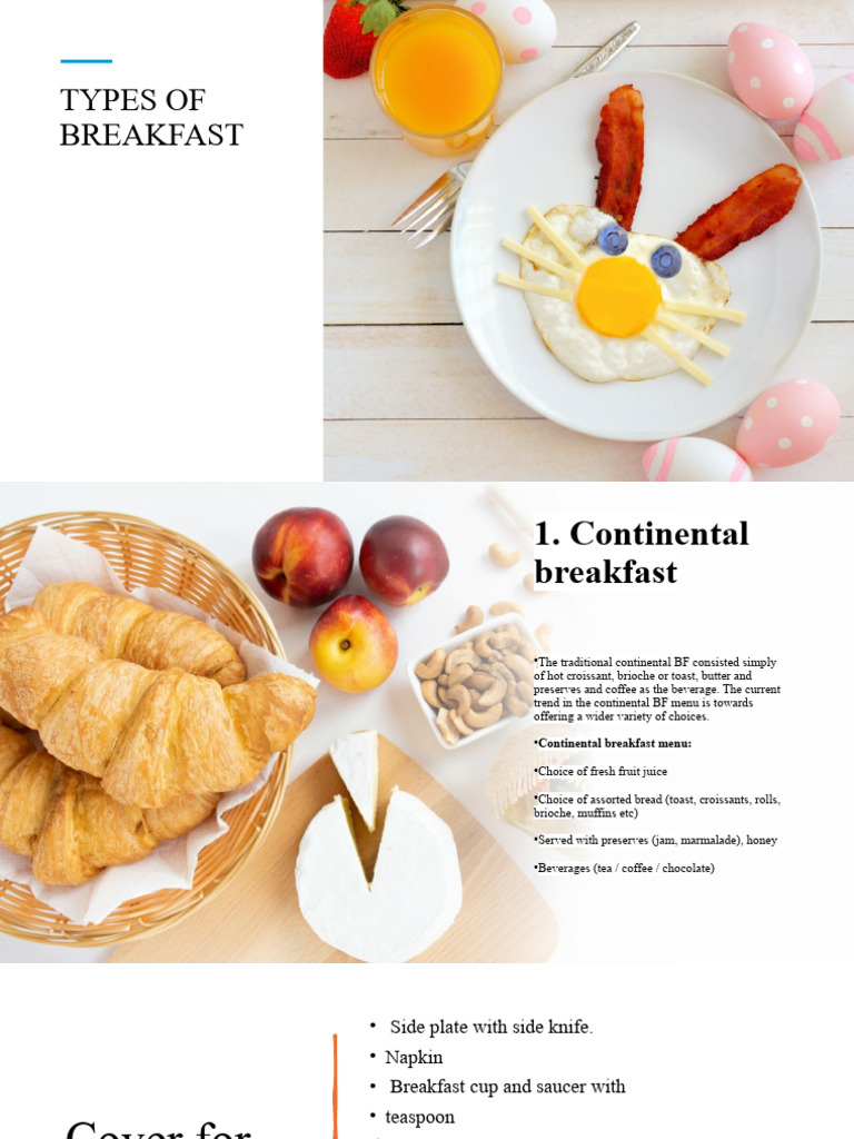 Types of Breakfast | PDF | Fruit Preserves | Cuisine