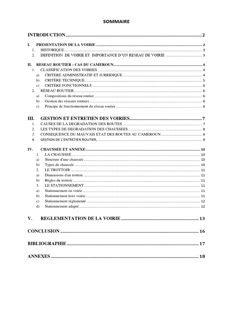Définition et gestion de la voirie | PDF | Stationnement | Parking