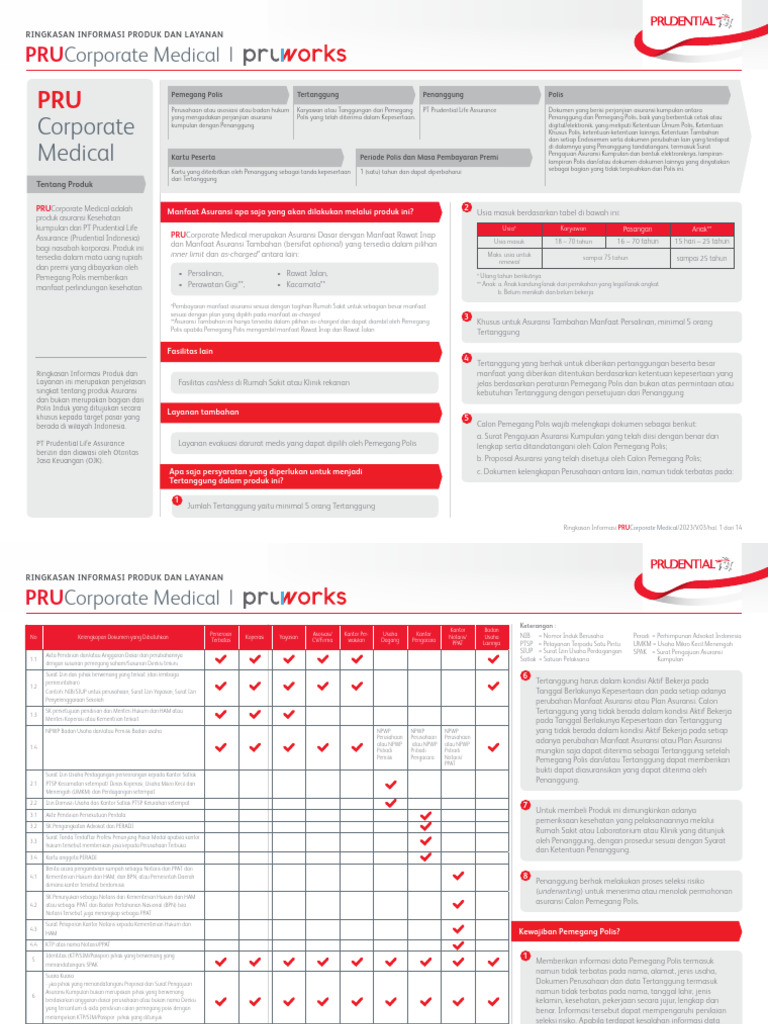 PRU PRUCorporate Medical | PDF
