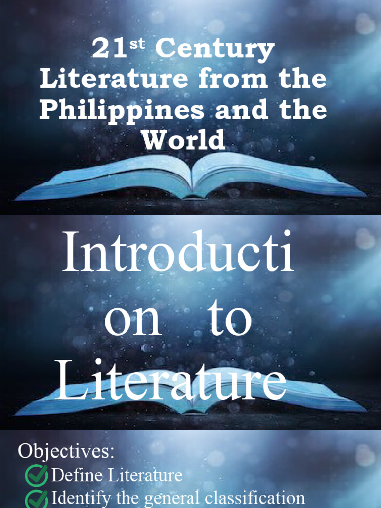 1 - Introduction To Literature | PDF | Poetry | Narrative