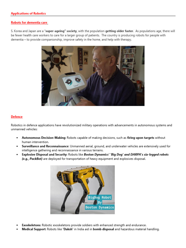 Handout Robots | PDF | Robot | Robotics