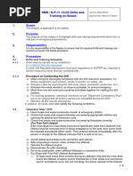 Onboard Drills and Training Requirements | PDF | Shipping | Water Transport