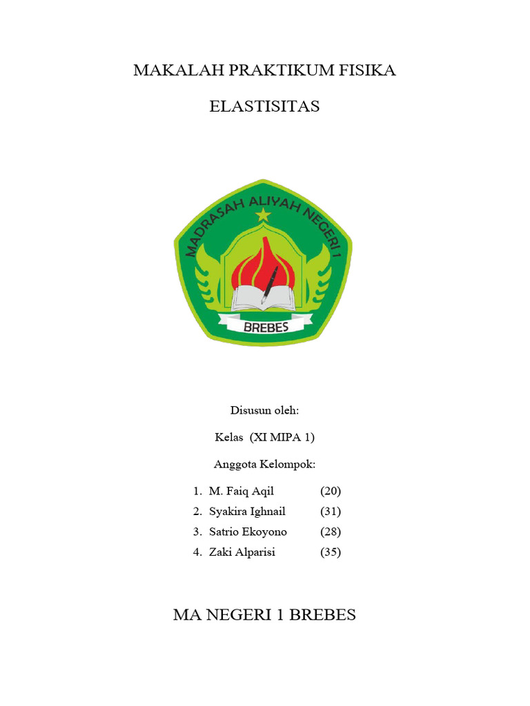 Contoh Proposal Atau Makalah Fisika | PDF