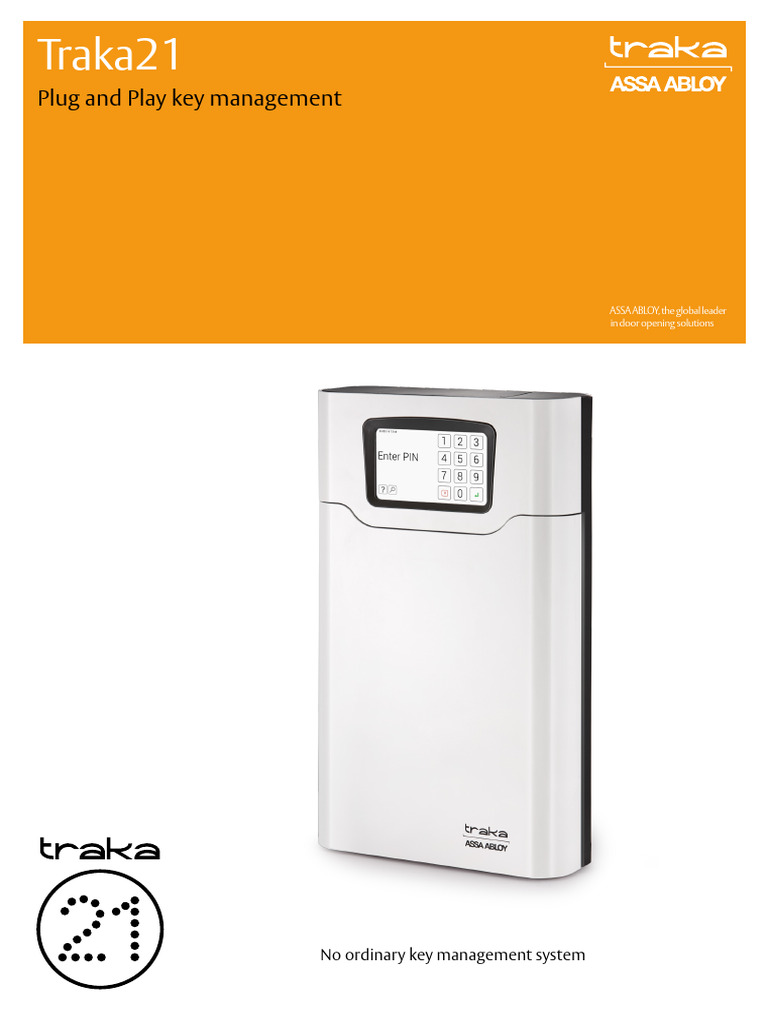 Traka21 Key Management System Overview | PDF | Light Emitting Diode ...