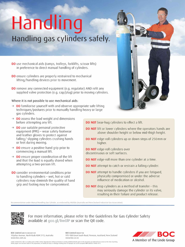 Cylinder Handling | PDF