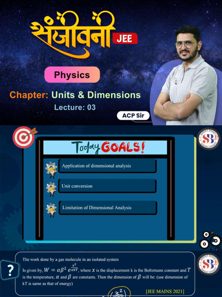 Lecture 03 - APPLICATION OF DIMENSIONAL ANALYSIS | PDF Lecture 03 - APPLICATION OF DIMENSIONAL ANALYSIS | PDF