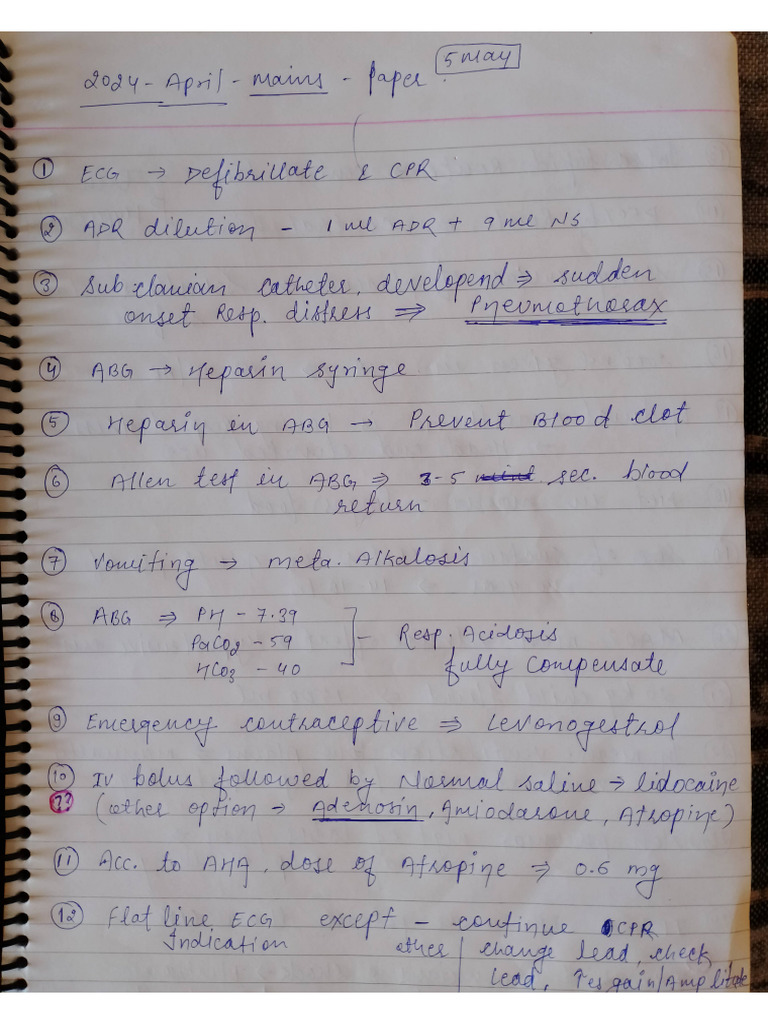 Norcet 6 Mains Paper (Memory Base 96+ Questions) | PDF