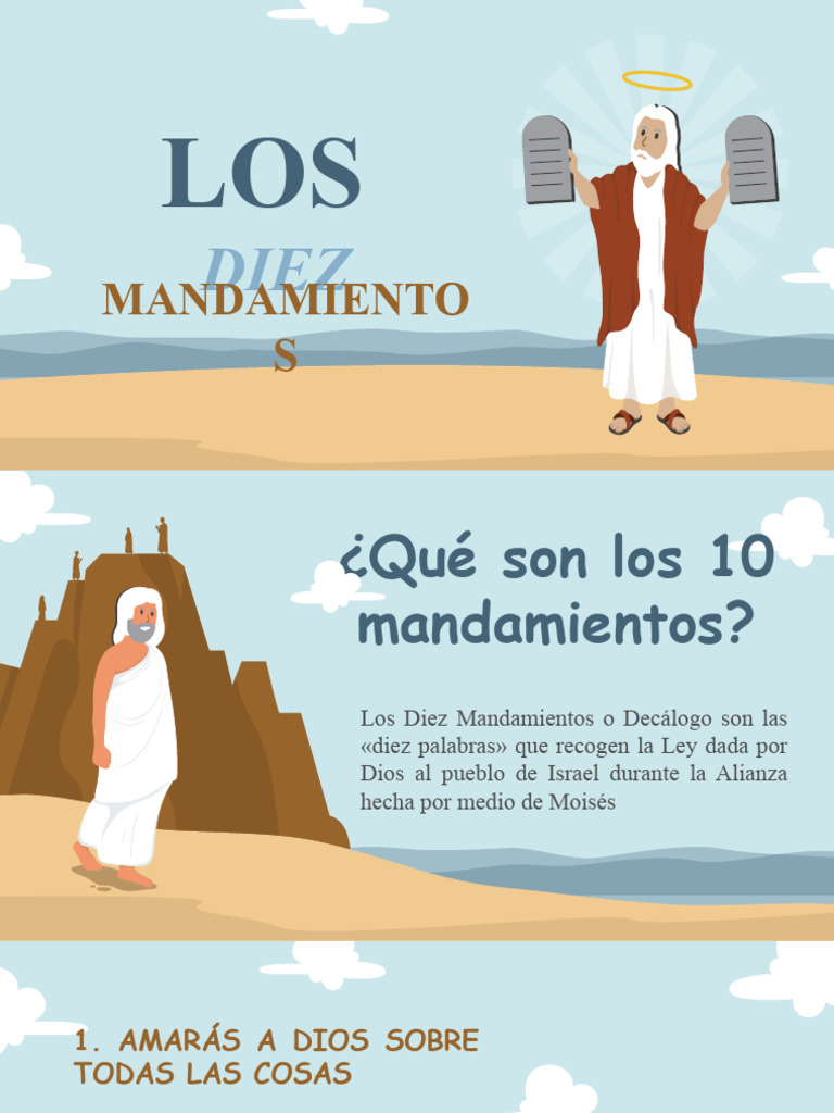 Los Diez Mandamientos | PDF | Diez Mandamientos | Dios