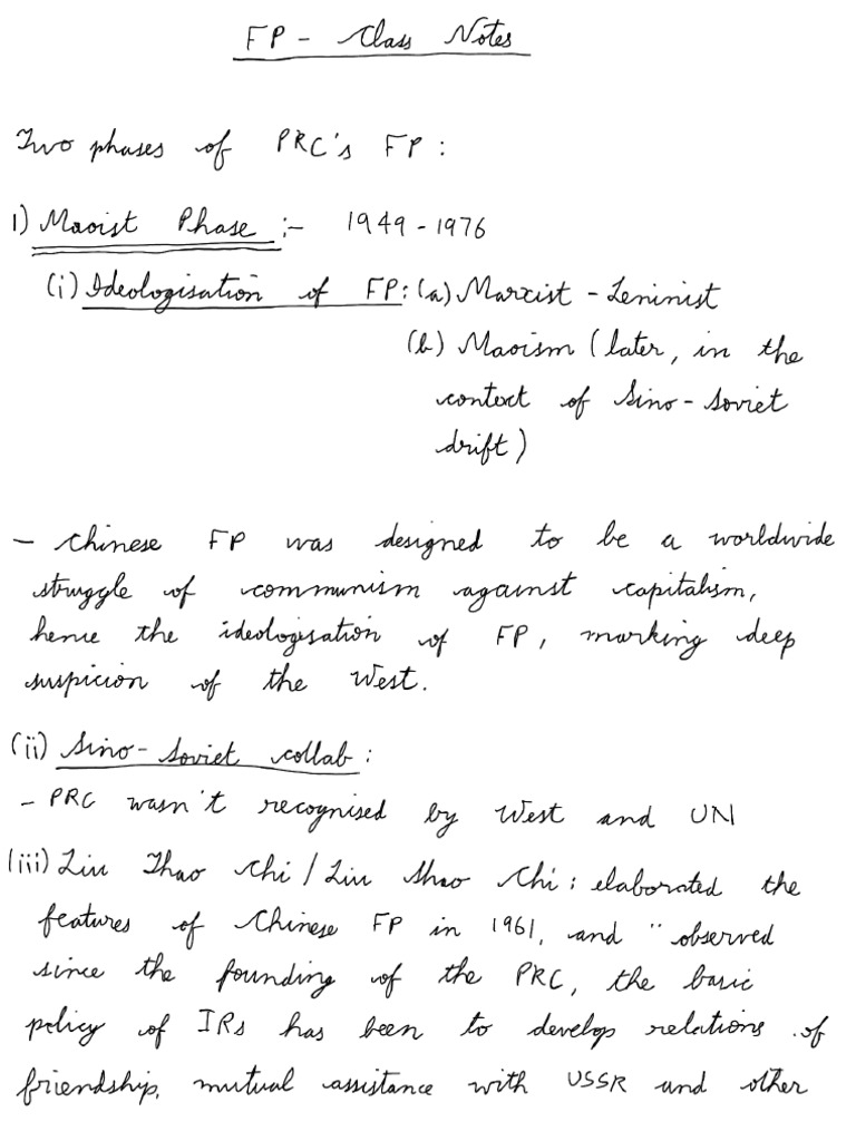 FP Class Notes - 110215 | PDF