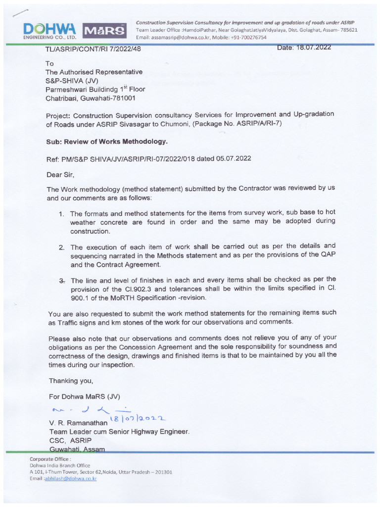 Review Of Work Methodology Pdf