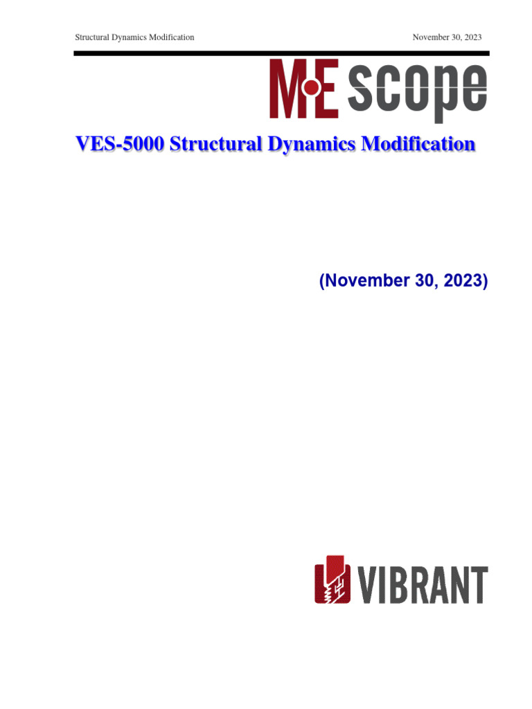 Structural Dynamics Modification | PDF | Finite Element Method | Copyright