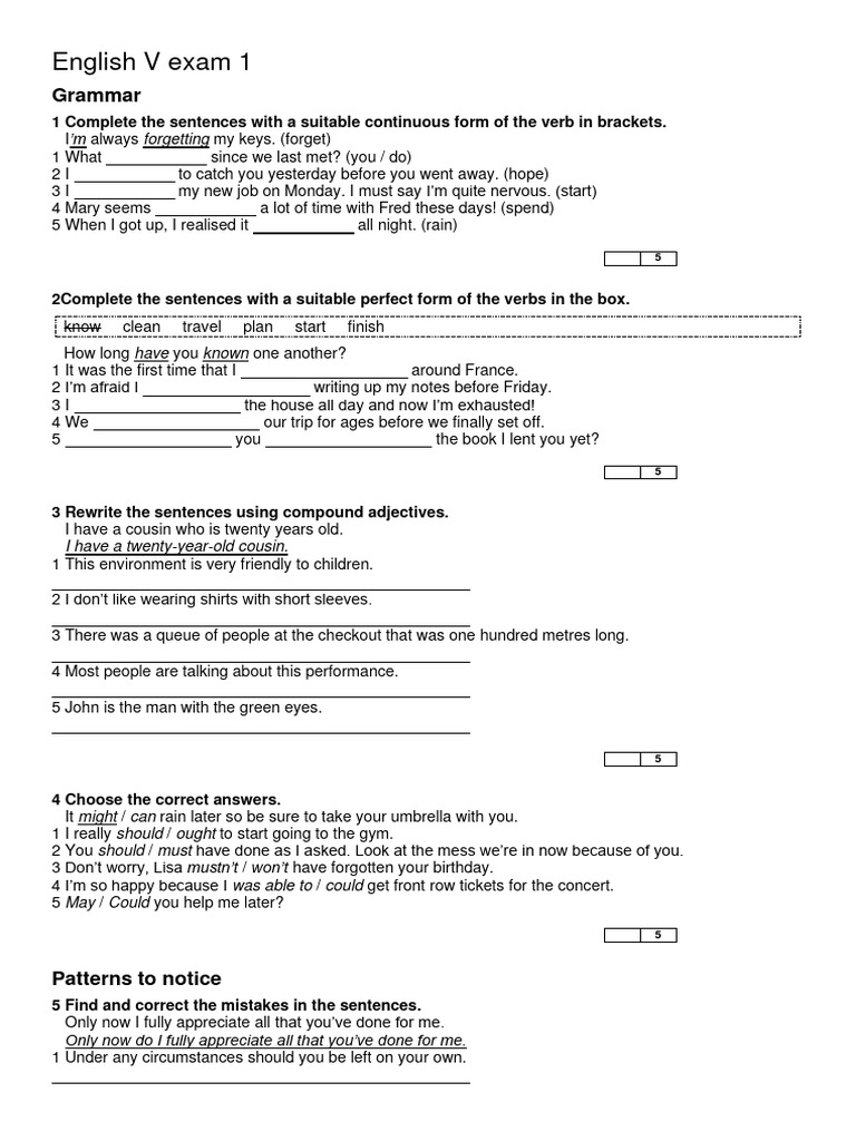 Ing v a Exam Test A | PDF