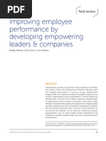 Spreitzer PsychologicalEmpowermentWorkplace 1995 | PDF | Empowerment ...