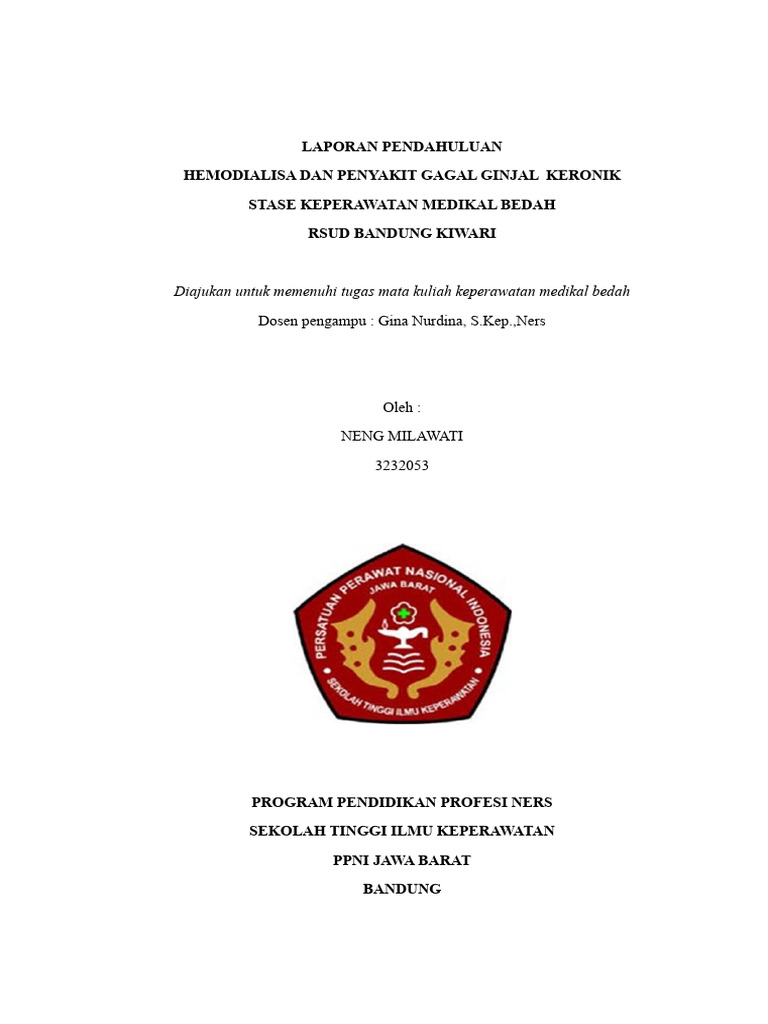 LP KMB Hemodialisa | PDF | Kesehatan Holistik
