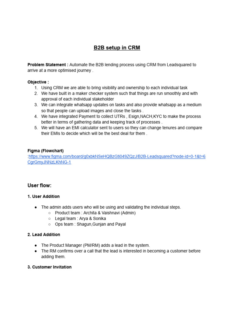 B2B Setup in CRM | PDF | Cheque | Customer Relationship Management
