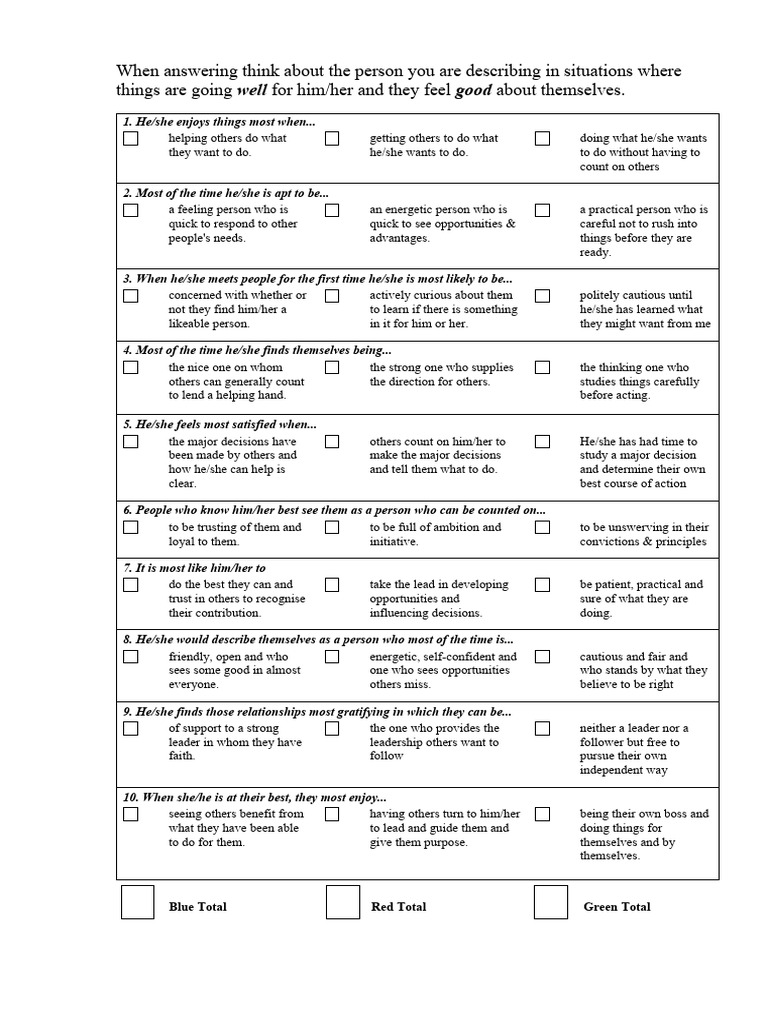 5 RATS Feedback Questionnaire P1&2 | PDF | Social Psychology