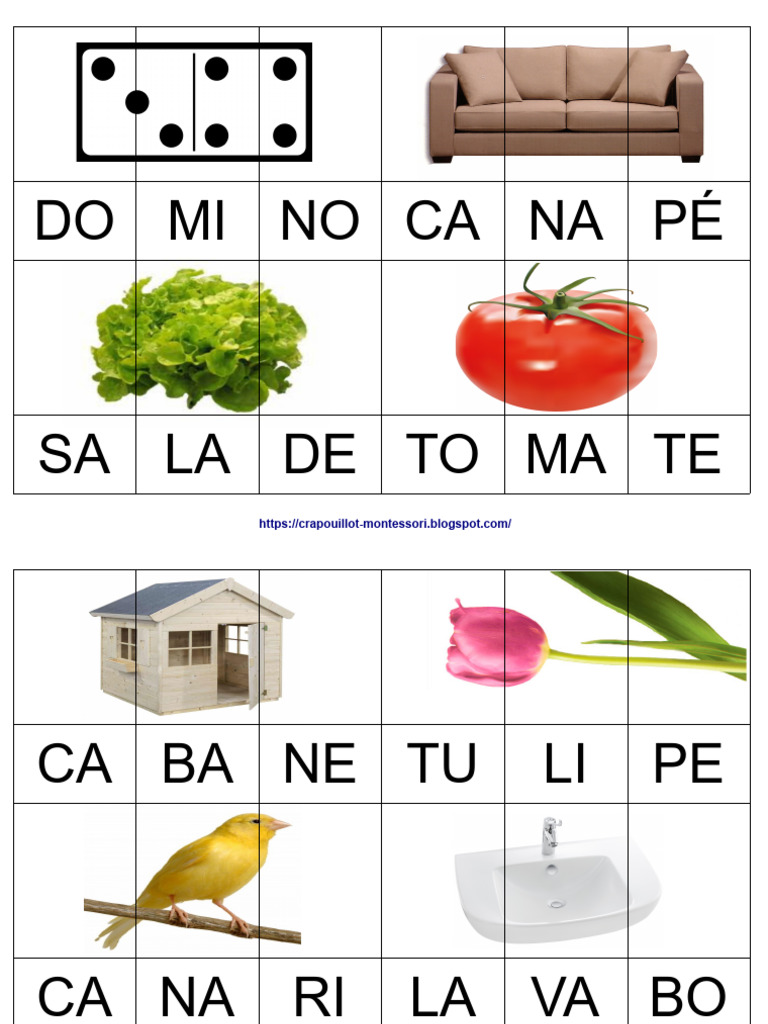 Jeux 3.syllabes MAJ | PDF