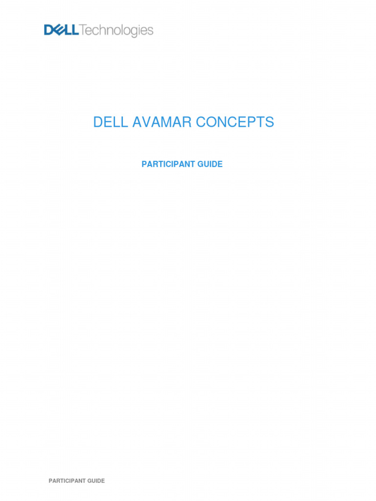 Avamar Book ALL | PDF | Backup | Server (Computing)