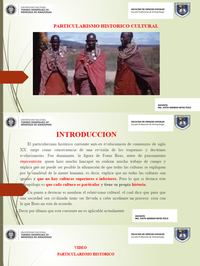 Particularismo Histórico Cultural | PDF | Antropología | Evolución