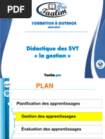 Cours Didactique APPLIQUEE SVT Kenitra | PDF | Enseignement | Pédagogie