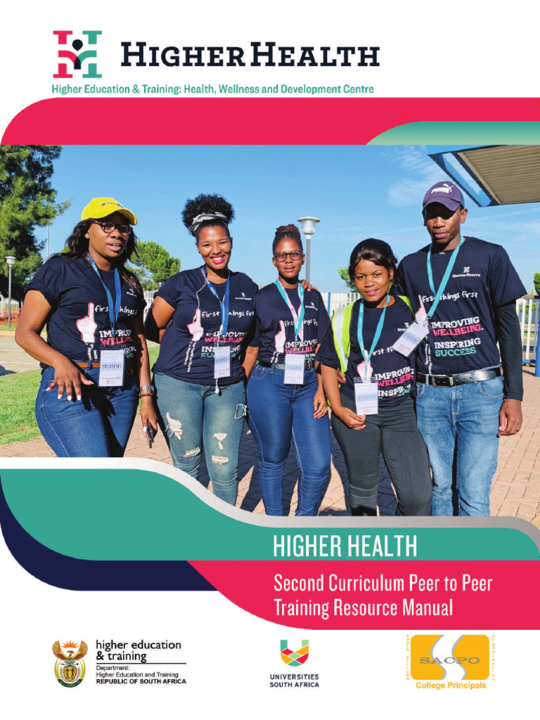 HIGHER HEALTH Second Curriculum Peer To Peer Training Resource Manual ...